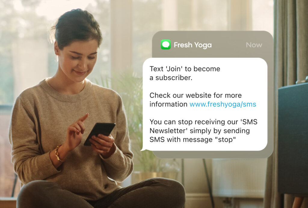 SMS Subscription via Text Evaluation | Bloomreach