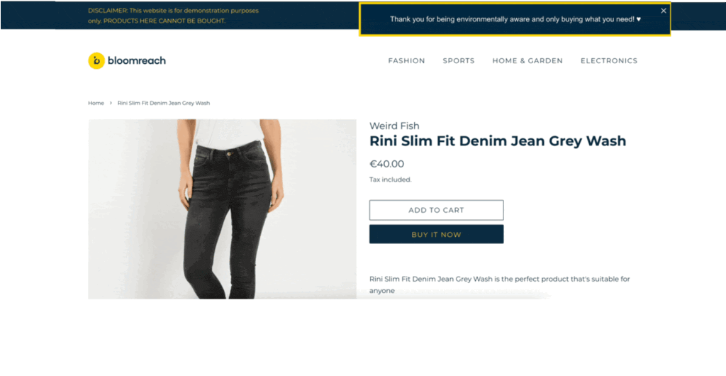 Return Behavior Mitigation | Bloomreach Use Cases